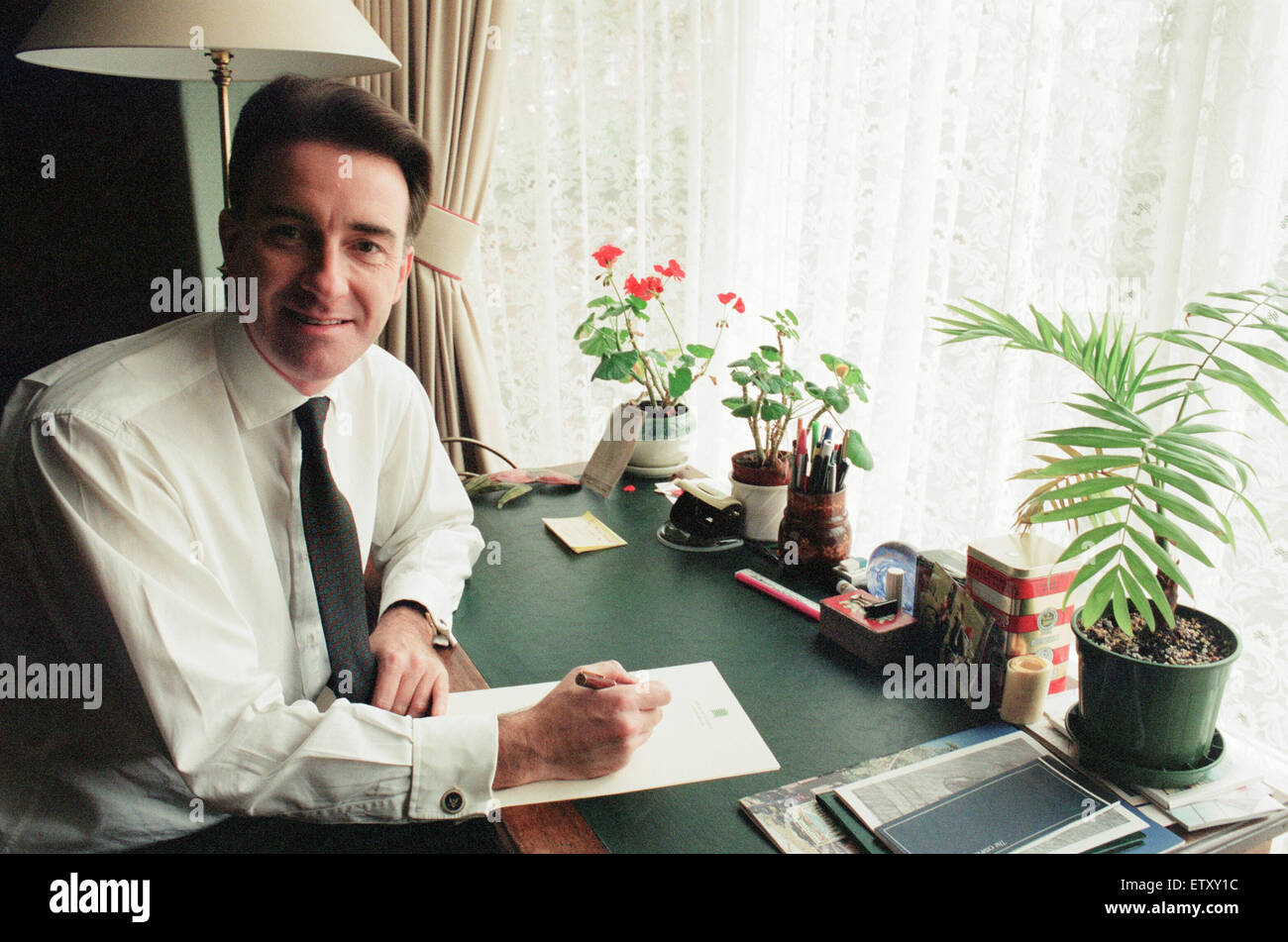 Peter Mandelson, Labour MP and Member of Parliament for Hartlepool. 3rd ...