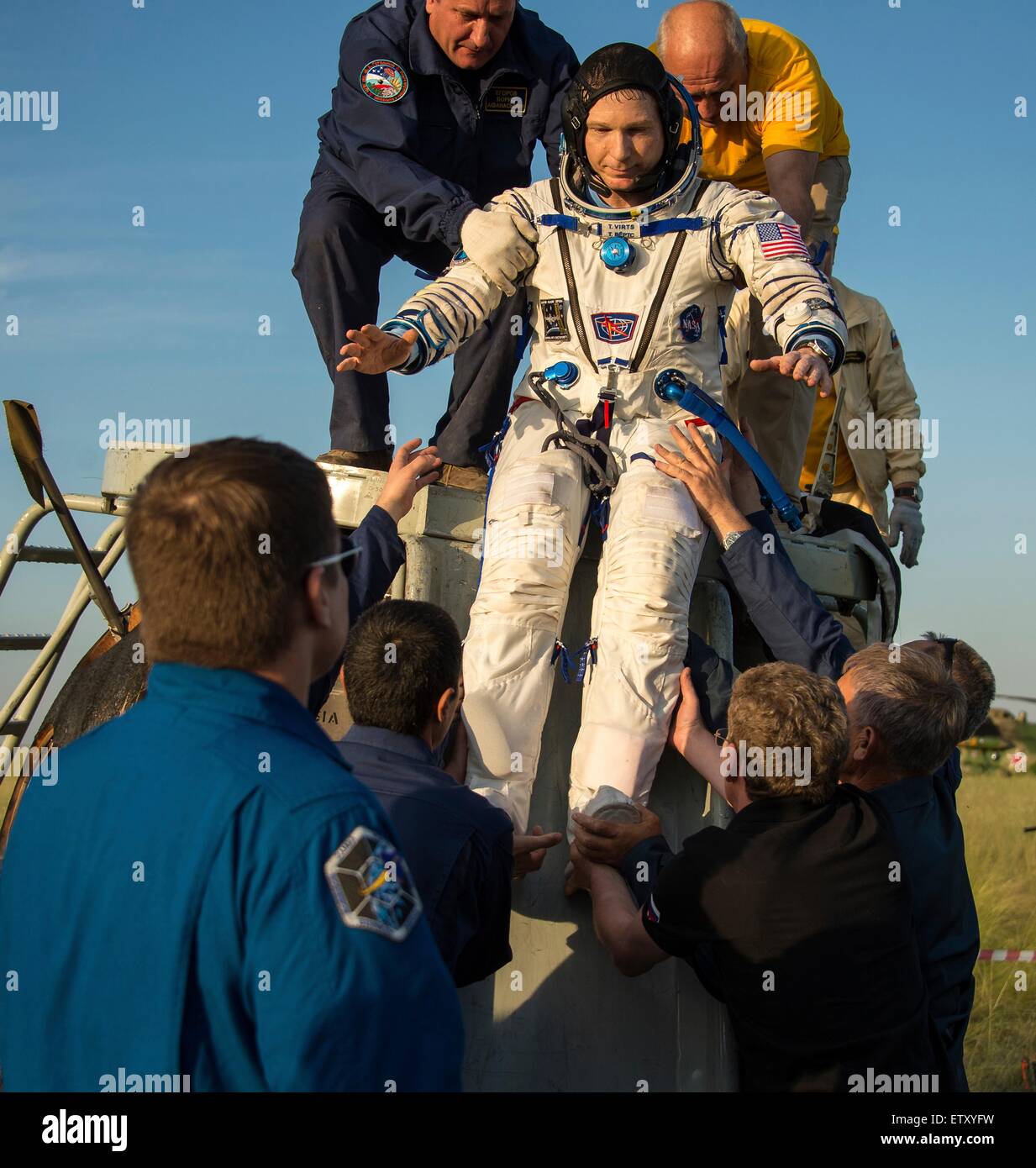 International Space Station Expedition 43 crew member American Terry ...