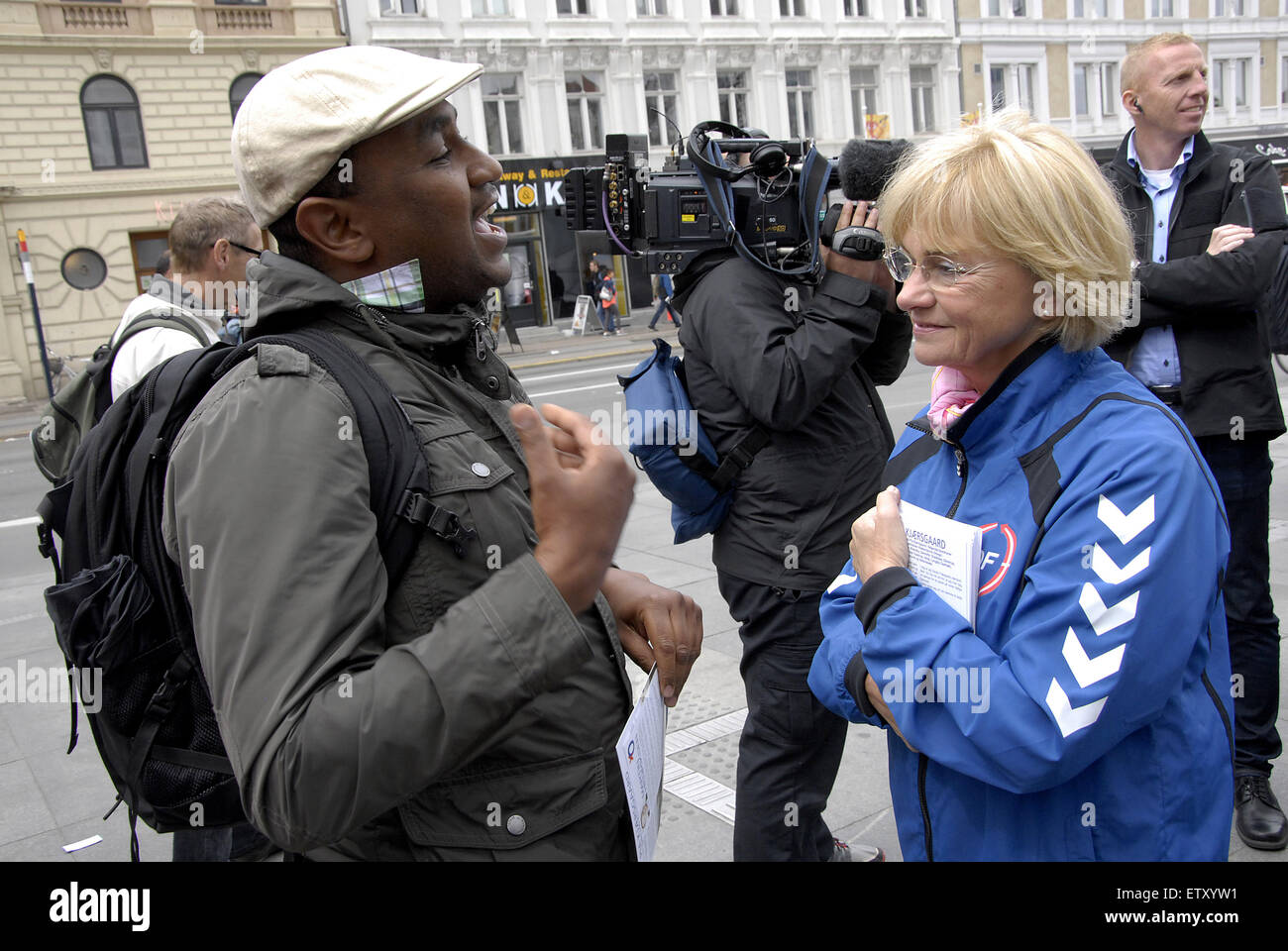 Copenhagen, Denmark. 16th June, 2015. Kristan Thulesen Dahl leader of ...
