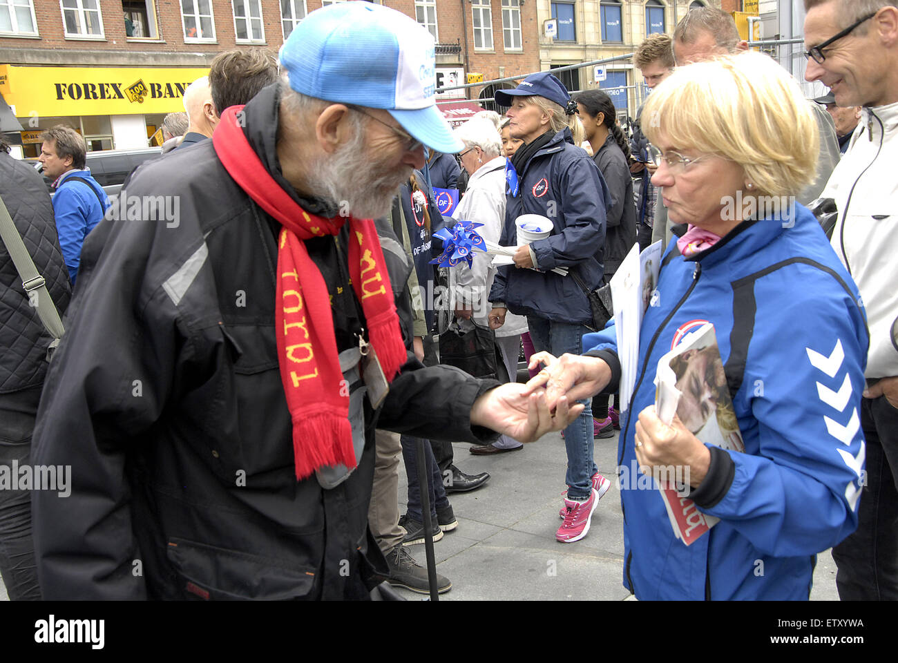 Copenhagen, Denmark. 16th June, 2015. Kristan Thulesen Dahl leader of ...