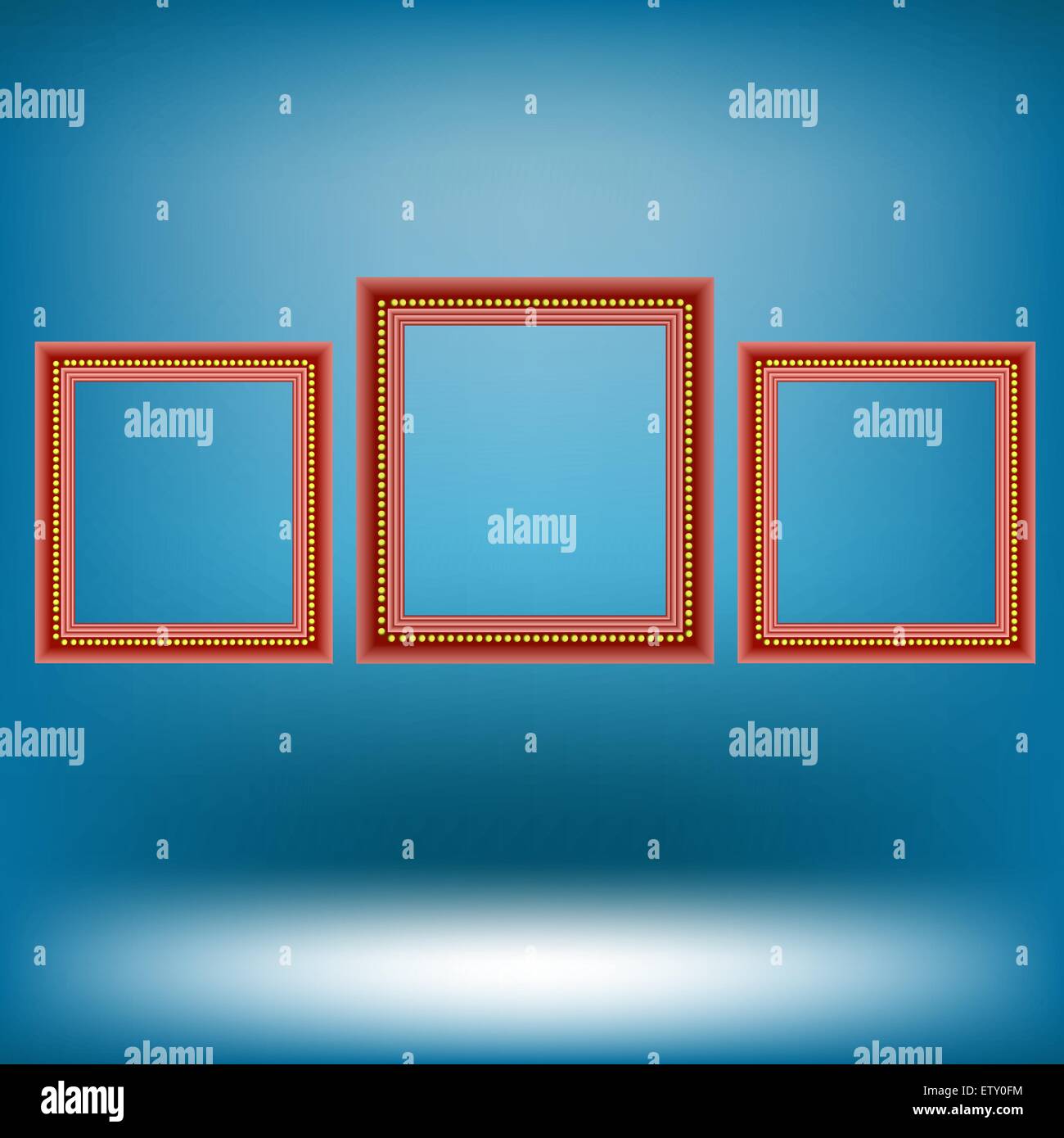 Set of Red Frames Stock Vector Image & Art - Alamy