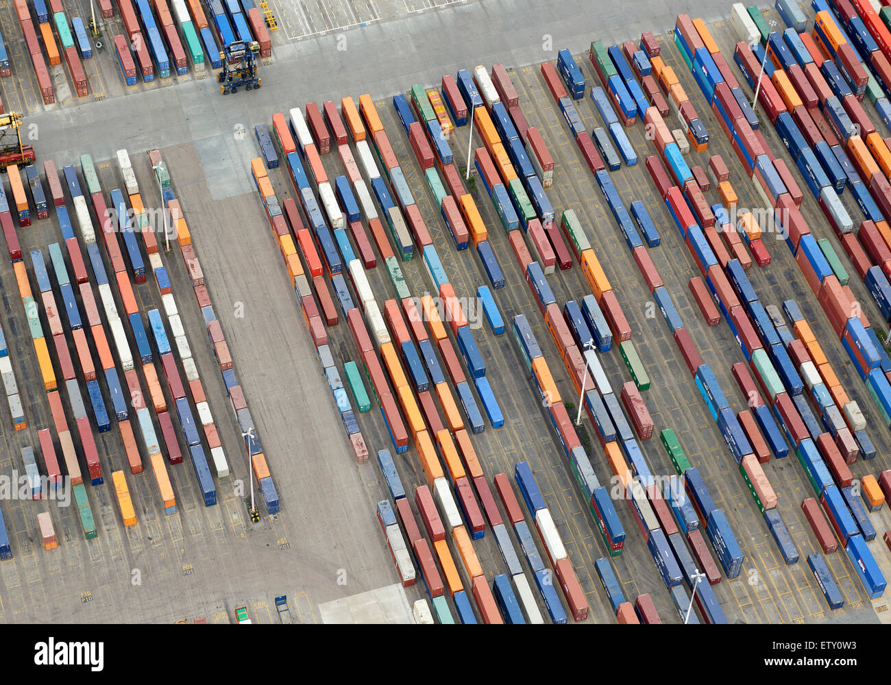 Shipping containers, Southampton Docks, southern England, UK Stock ...