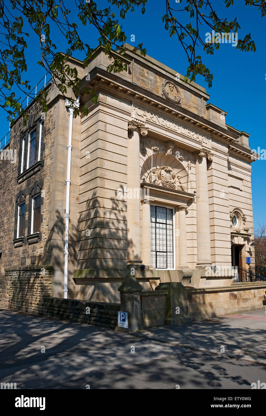 Public library exterior Victoria Avenue Harrogate town centre North ...