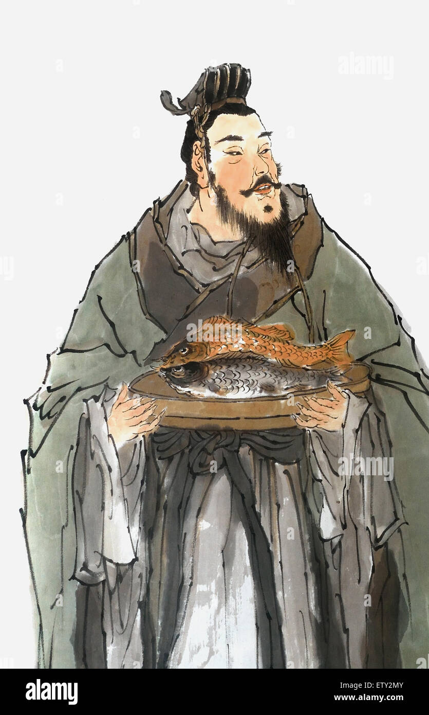Confucius portrait painting hi-res stock photography and images - Alamy