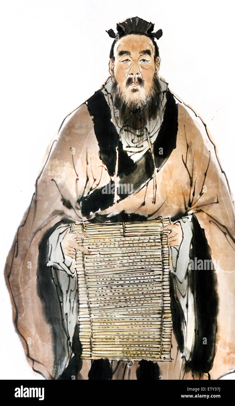 Confucius Portrait Painting High Resolution Stock Photography and ...