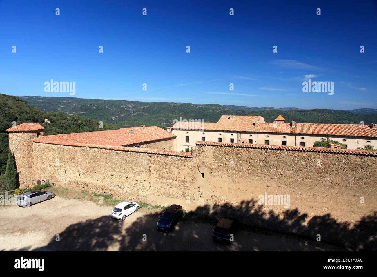 The Monastere de la Verne from the 12th century is located in the ...