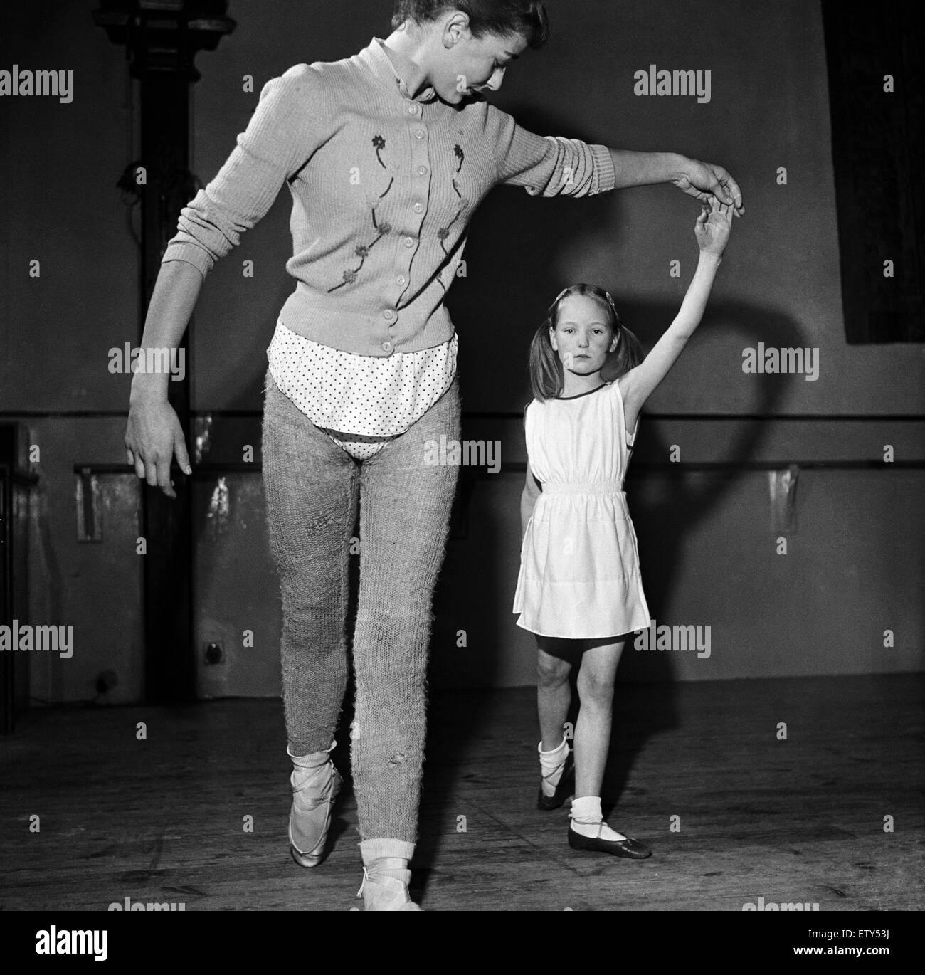 Ballet lessons for children at Rambert School in the Mercury Theatre in ...