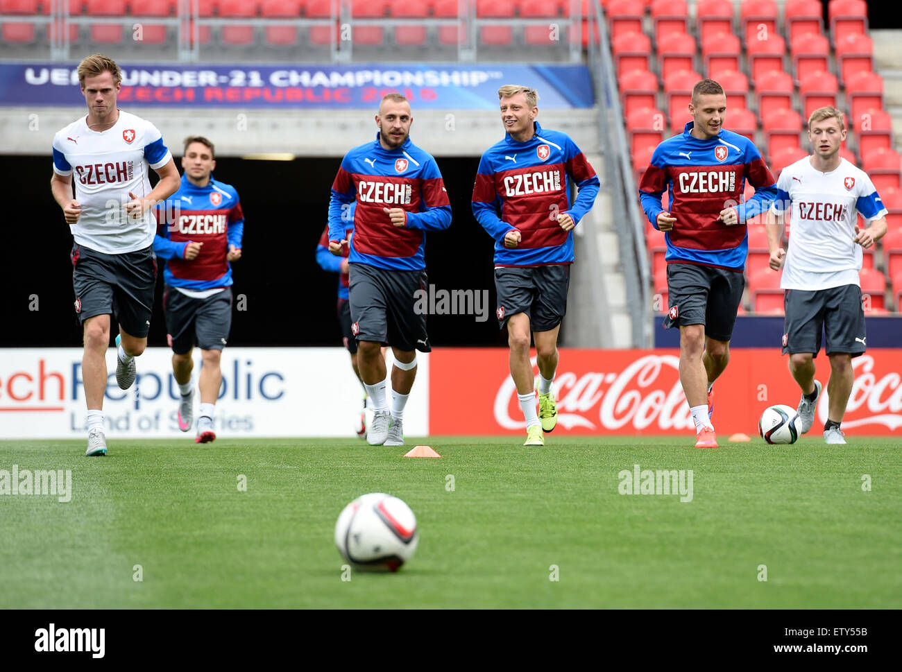 Czech football players from left to right Tomas Kalas, Adam Janos, Jiri ...