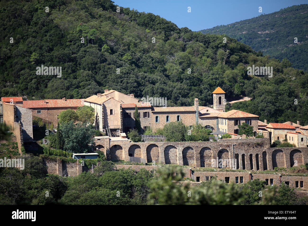 The Monastere de la Verne from the 12th century is located in the ...