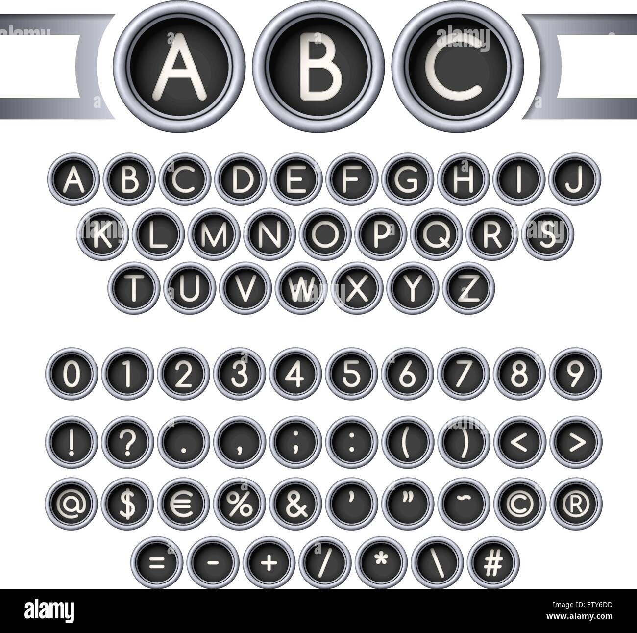 Letter r buttons hi-res stock photography and images - Alamy