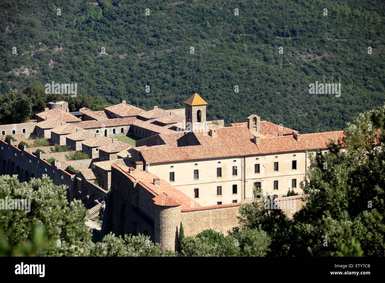 The Monastere de la Verne from the 12th century is located in the ...