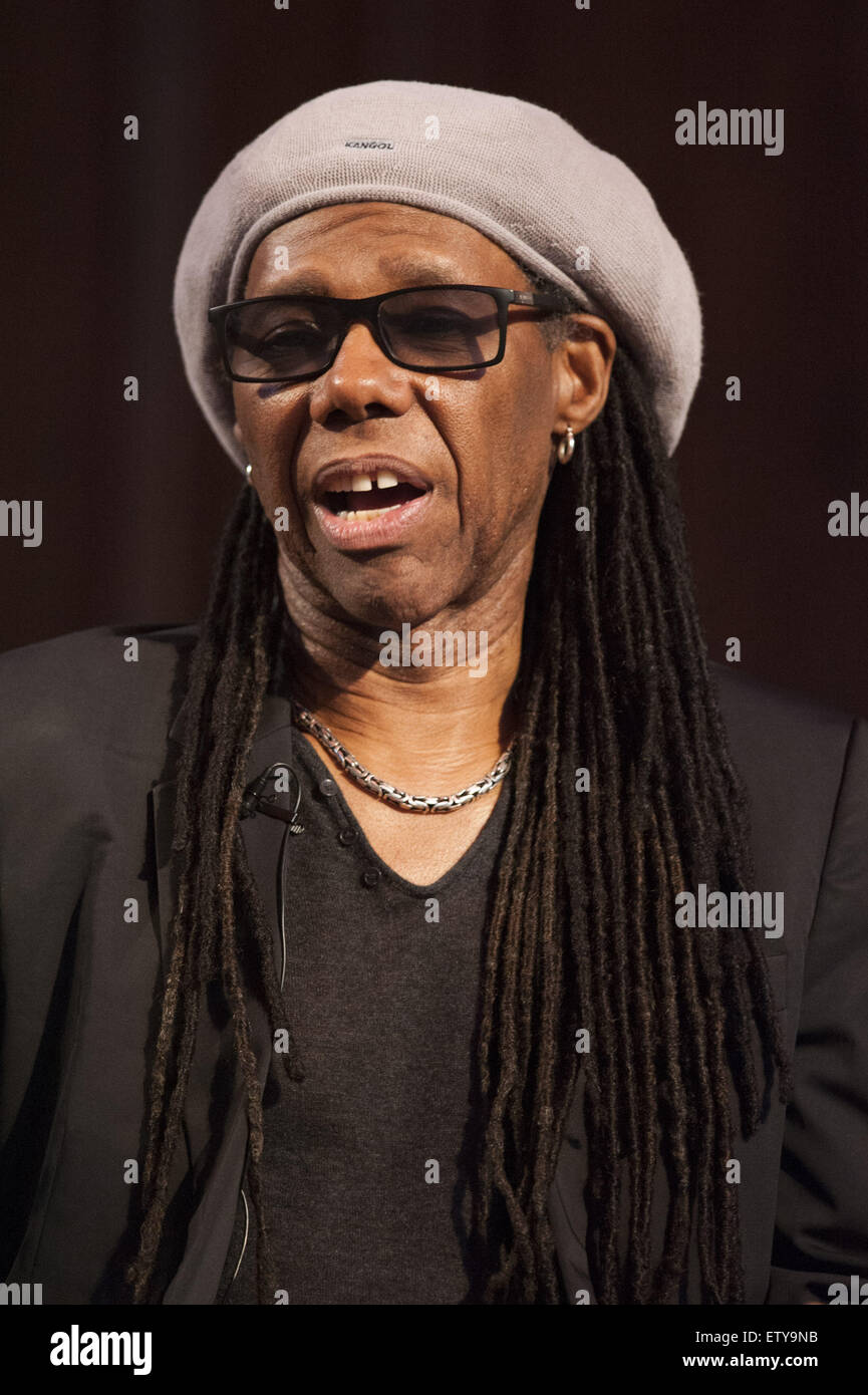 Guitarist Nile Rodgers attends a talk for Advertising Week Europe ...