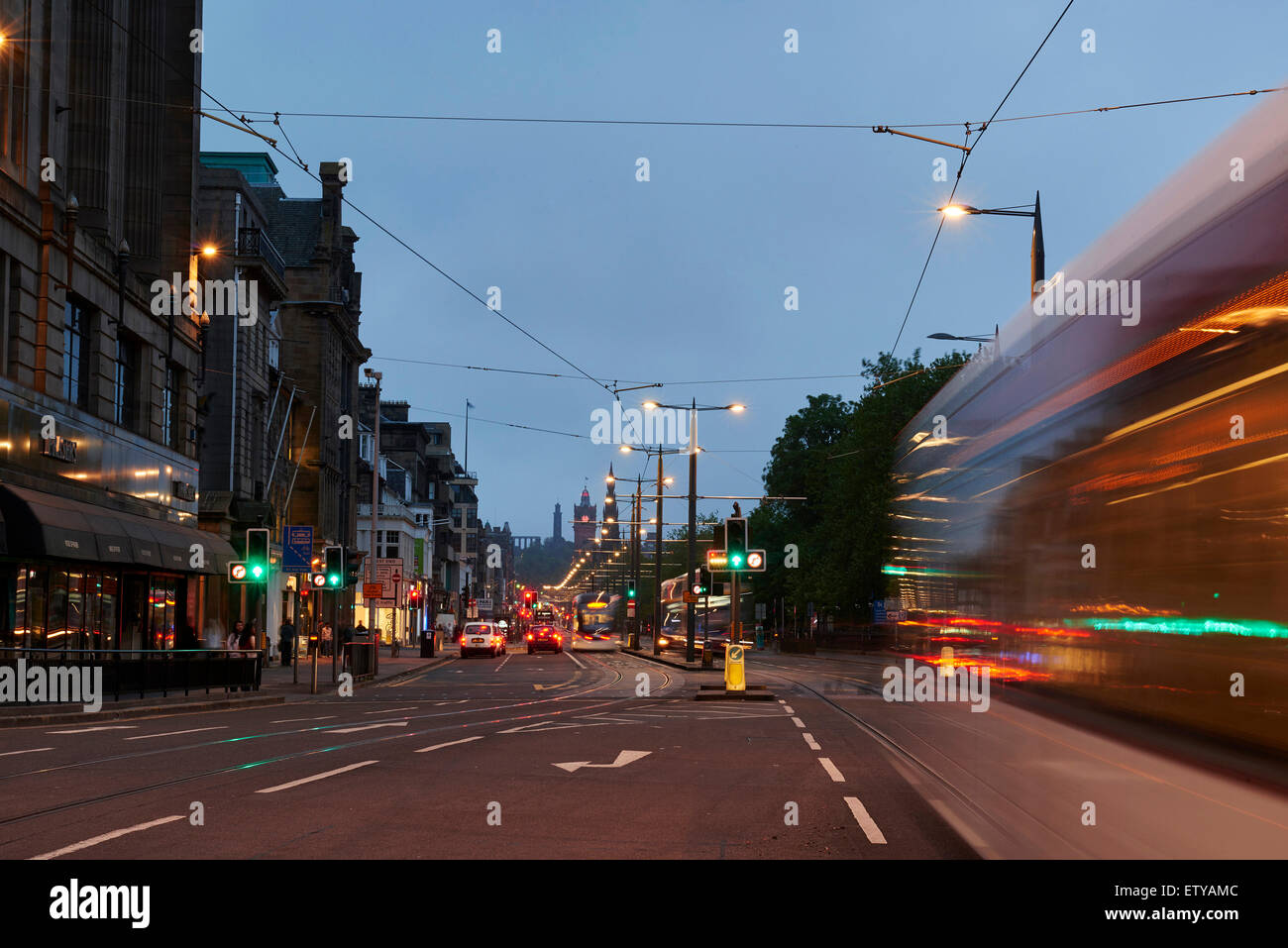 Bus trams hi-res stock photography and images - Alamy