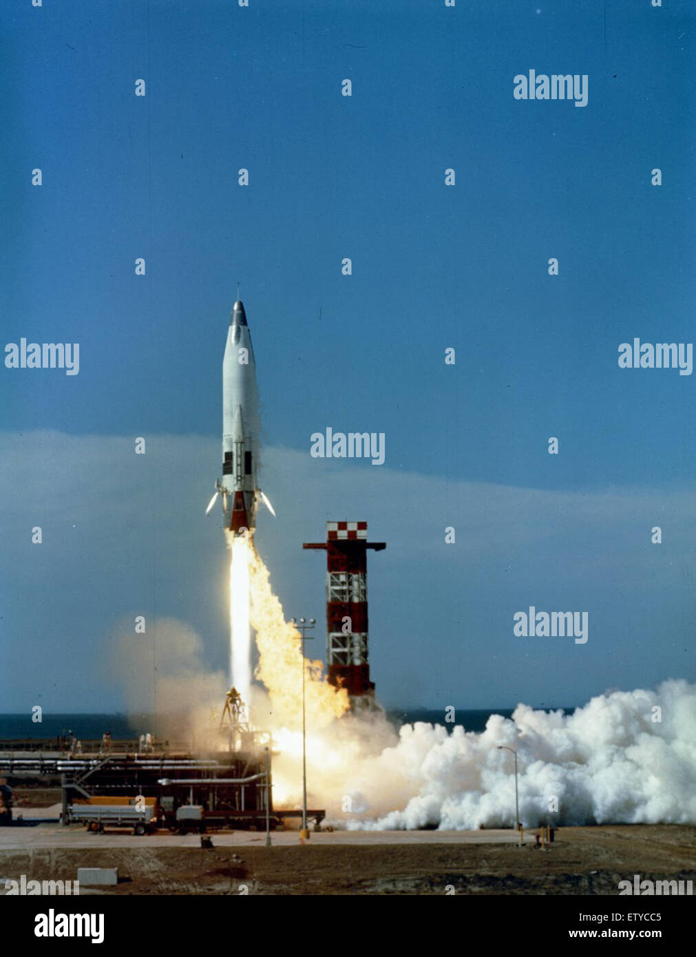 Atlas 13A, Launch Details Atlas 13 A Launch; Test 222 Stock Photo - Alamy