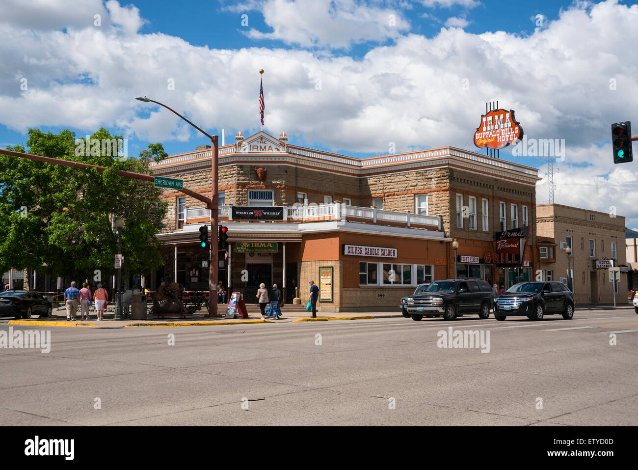 Irma Buffalo Bill Hotel, Cody, Wyoming, United States, North America ...
