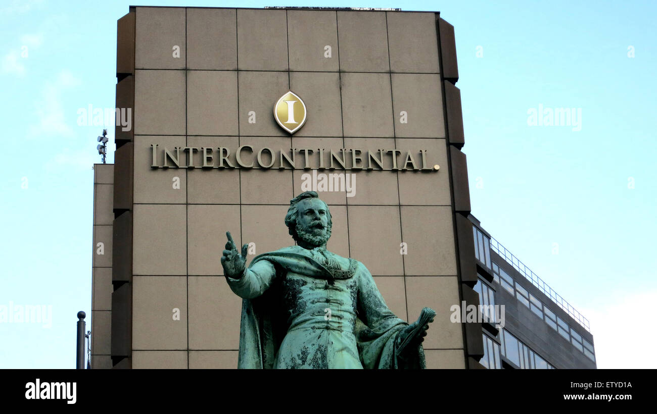 Hotel intercontinental budapest architecture hi-res stock photography ...