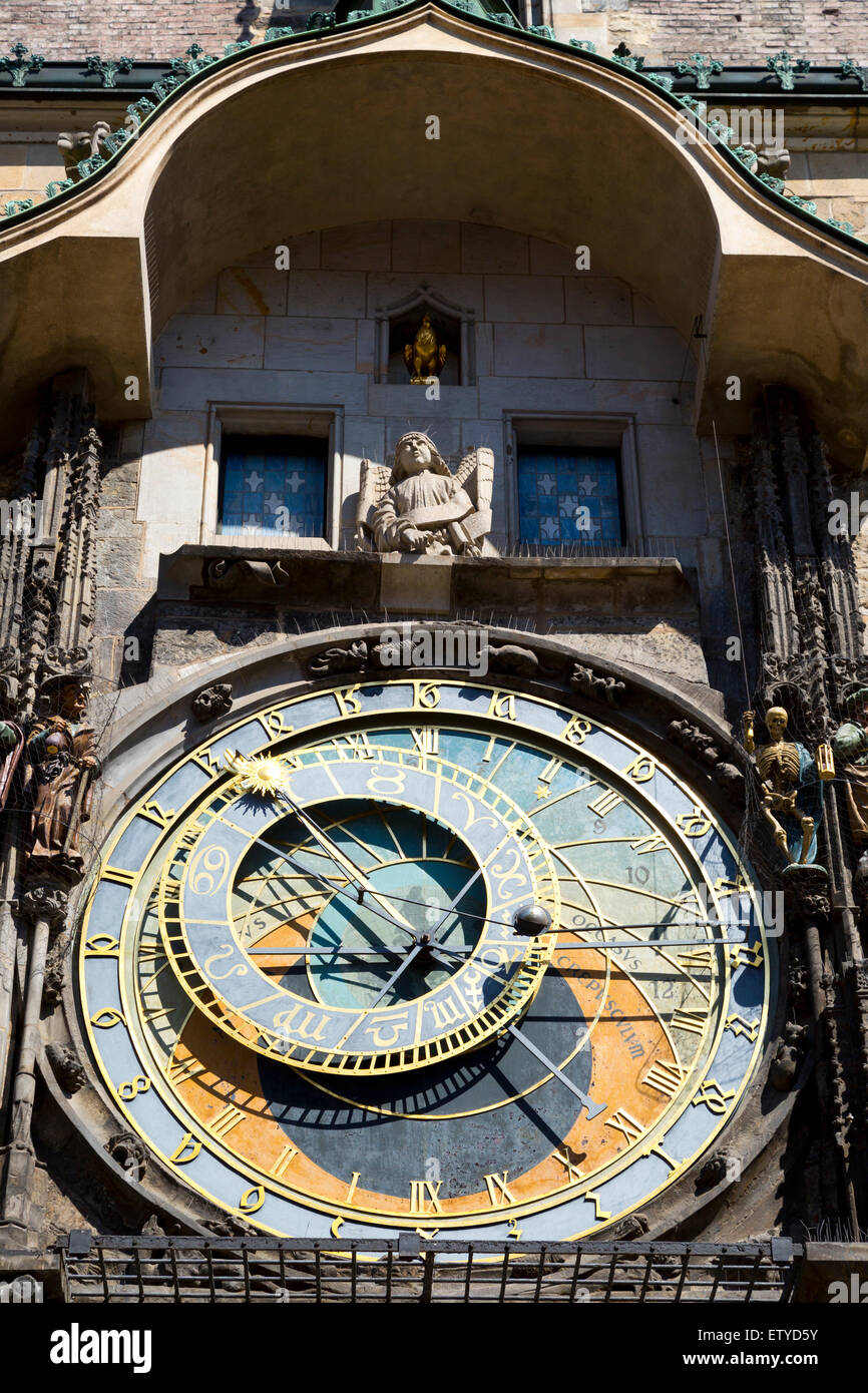 Astronomical Clock on the Town House in Prague, Czechia Stock Photo - Alamy
