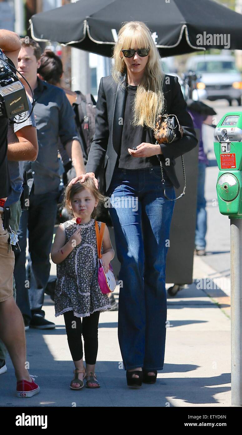 Kimberly Stewart filming scenes for her reality show. After filming ...