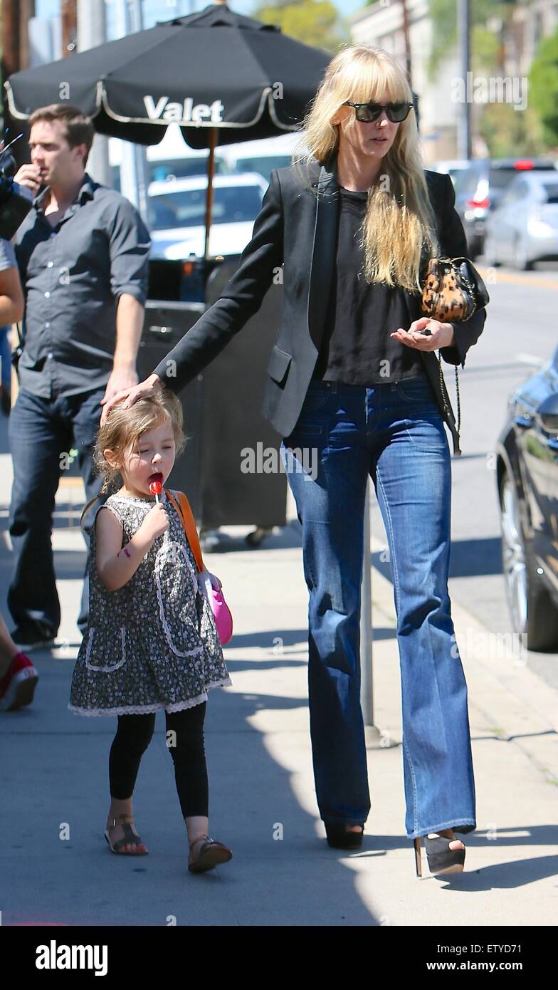 Kimberly Stewart filming scenes for her reality show. After filming ...