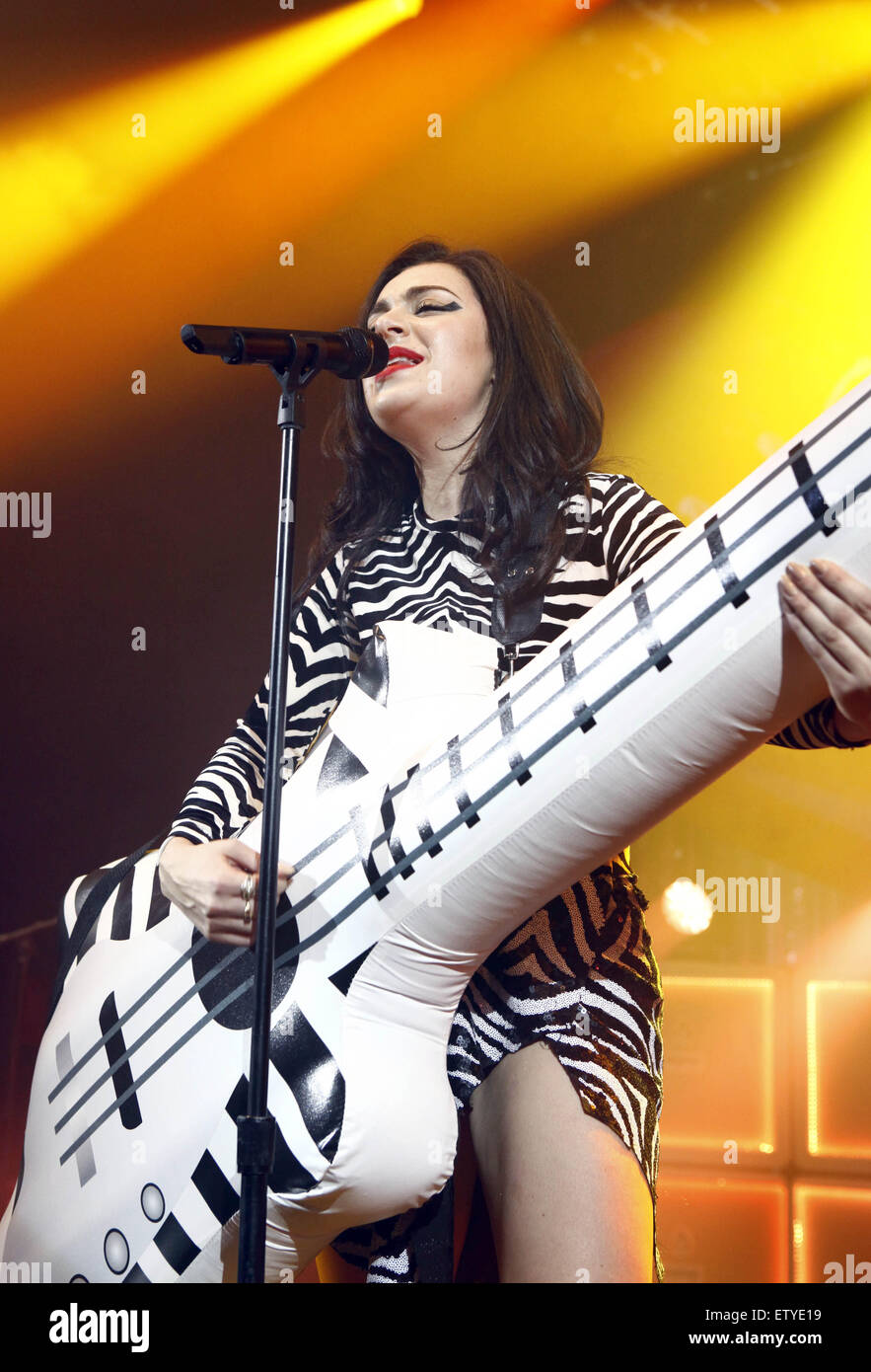 Charli XCX performing live on stage at O2 Shepherd's Bush Empire ...