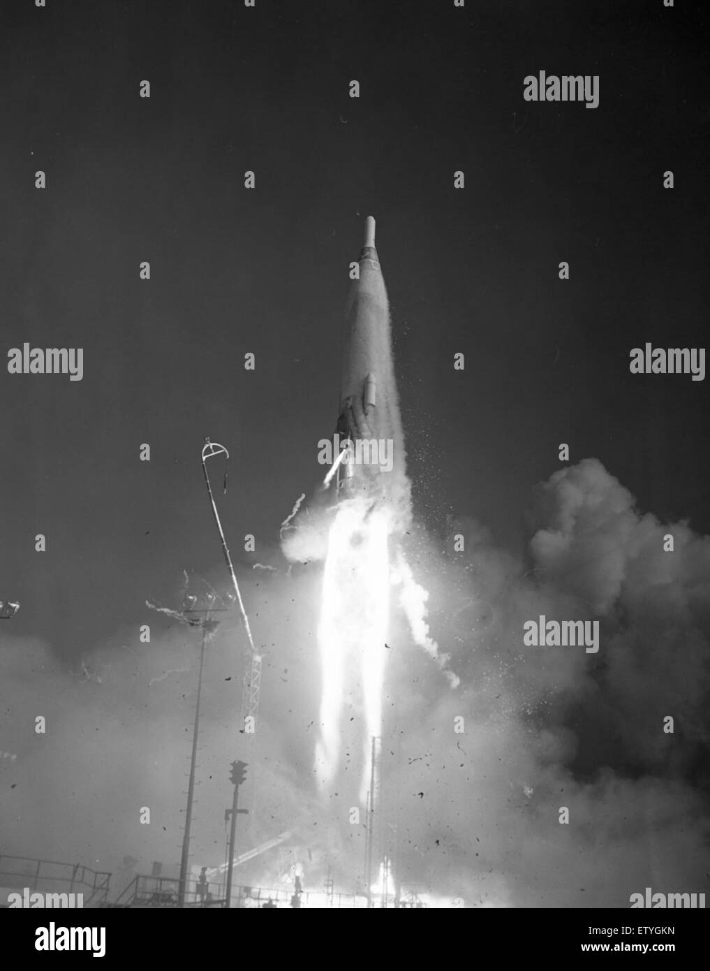 Atlas 7F, Launch Stock Photo - Alamy
