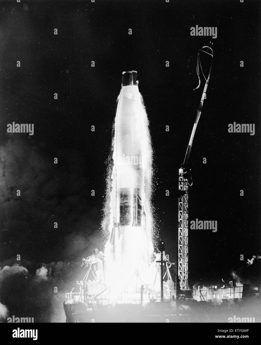 Atlas Missile, Ignition Details Atlas 40D Launch; Launcher Arms ... Atlas Missile, Ignition Details Atlas 40D Launch; Launcher Arms ...
