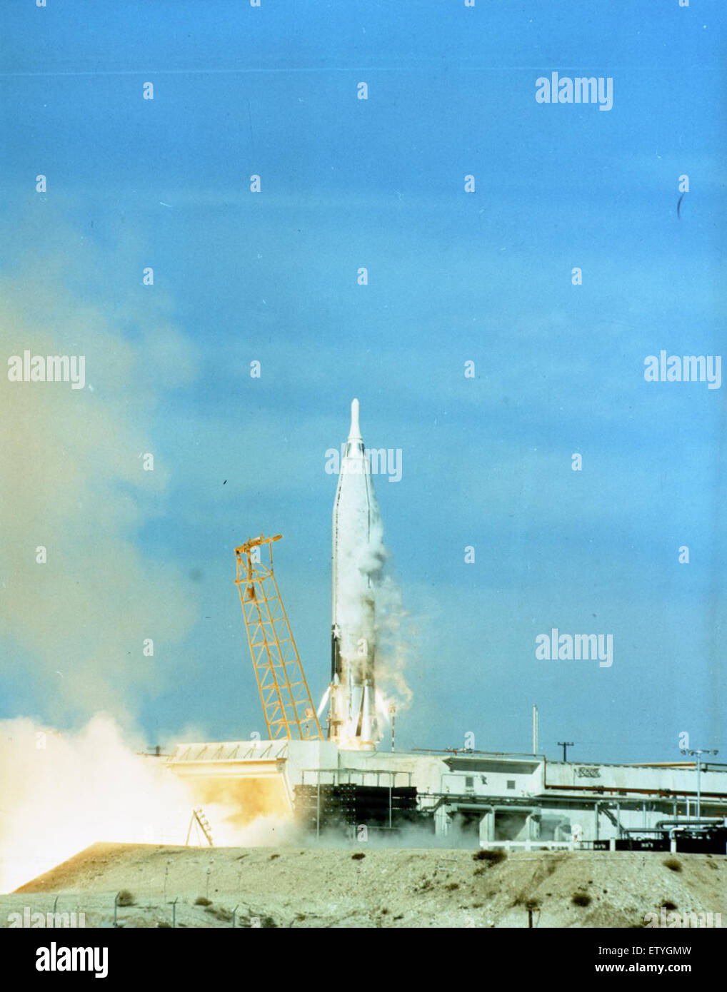 The Atlas missile ignition system, including the Coffin-style complex ...