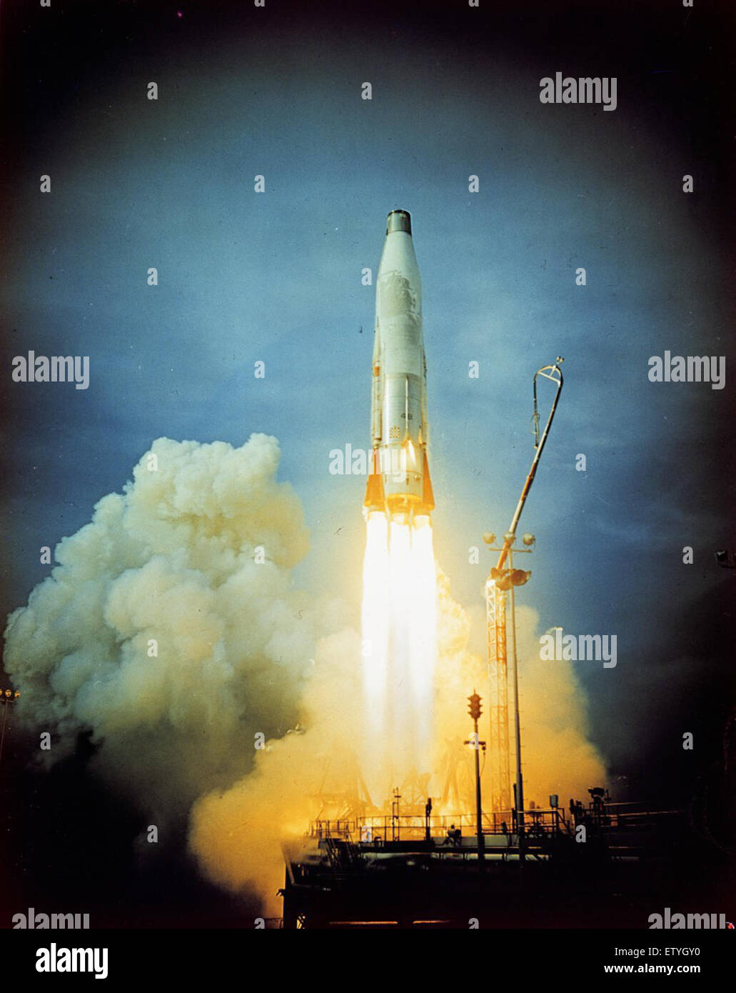 An early 20th-century document detailing the launch of the Atlas ...