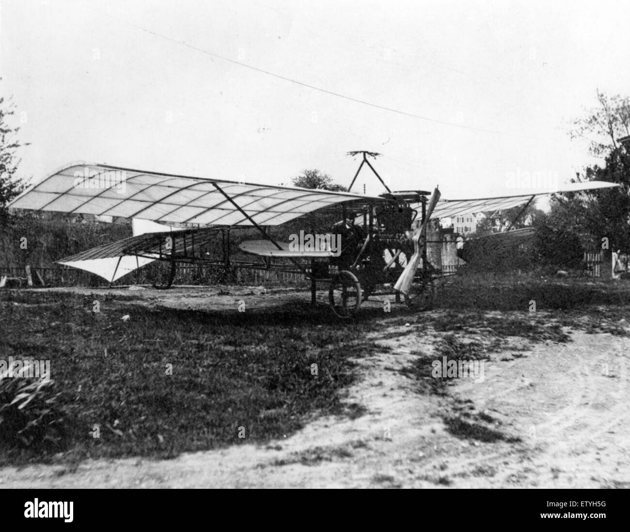 The Bleriot M-10 aircraft, part of aviation history, represents a key ...