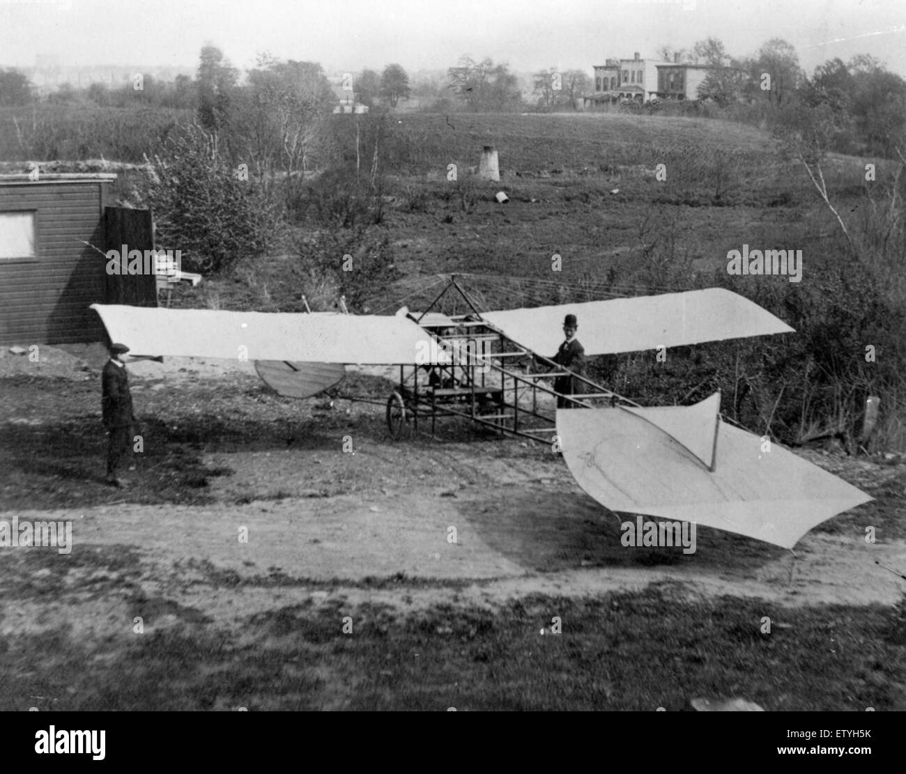 This photograph or illustration shows a Bleriot aircraft, possibly a U ...