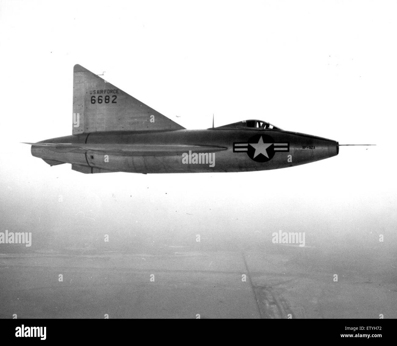 Convair XF-92 (Model 7-002) 46-682 Convair photo Stock Photo - Alamy
