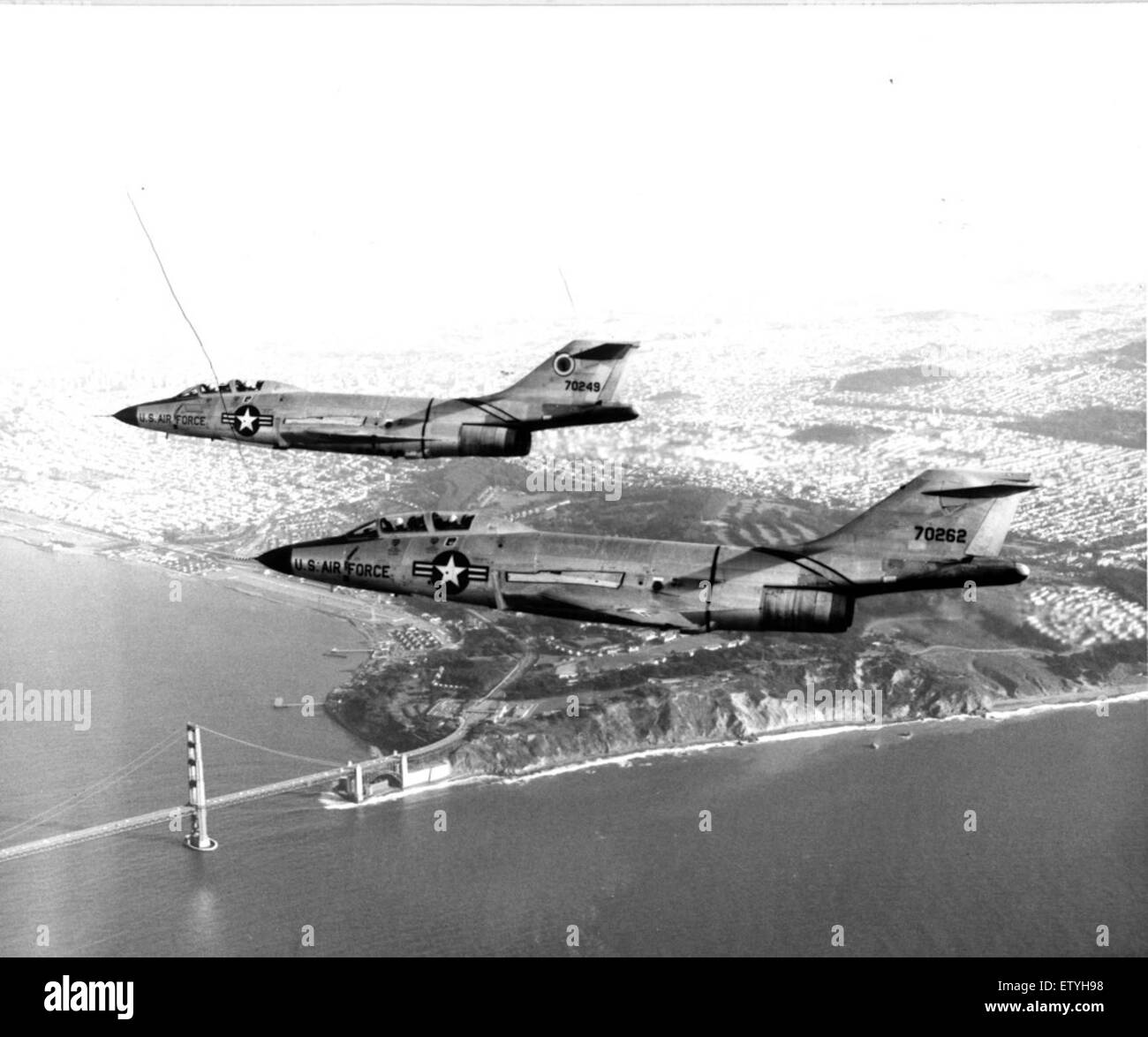 The F-101B Voodoo, an American interceptor aircraft, was used primarily ...