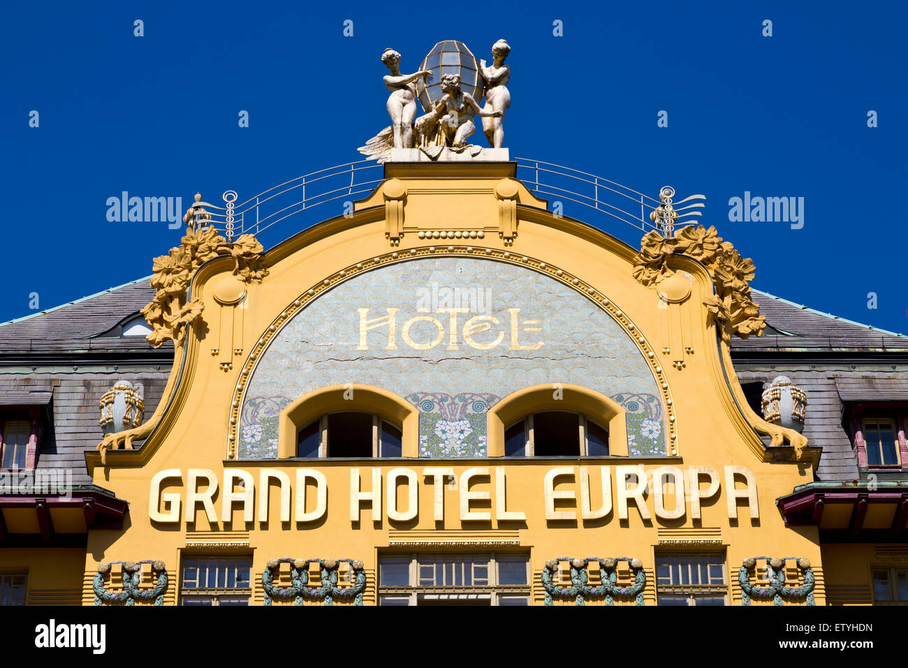 Facade grand hotel europa hi-res stock photography and images - Alamy