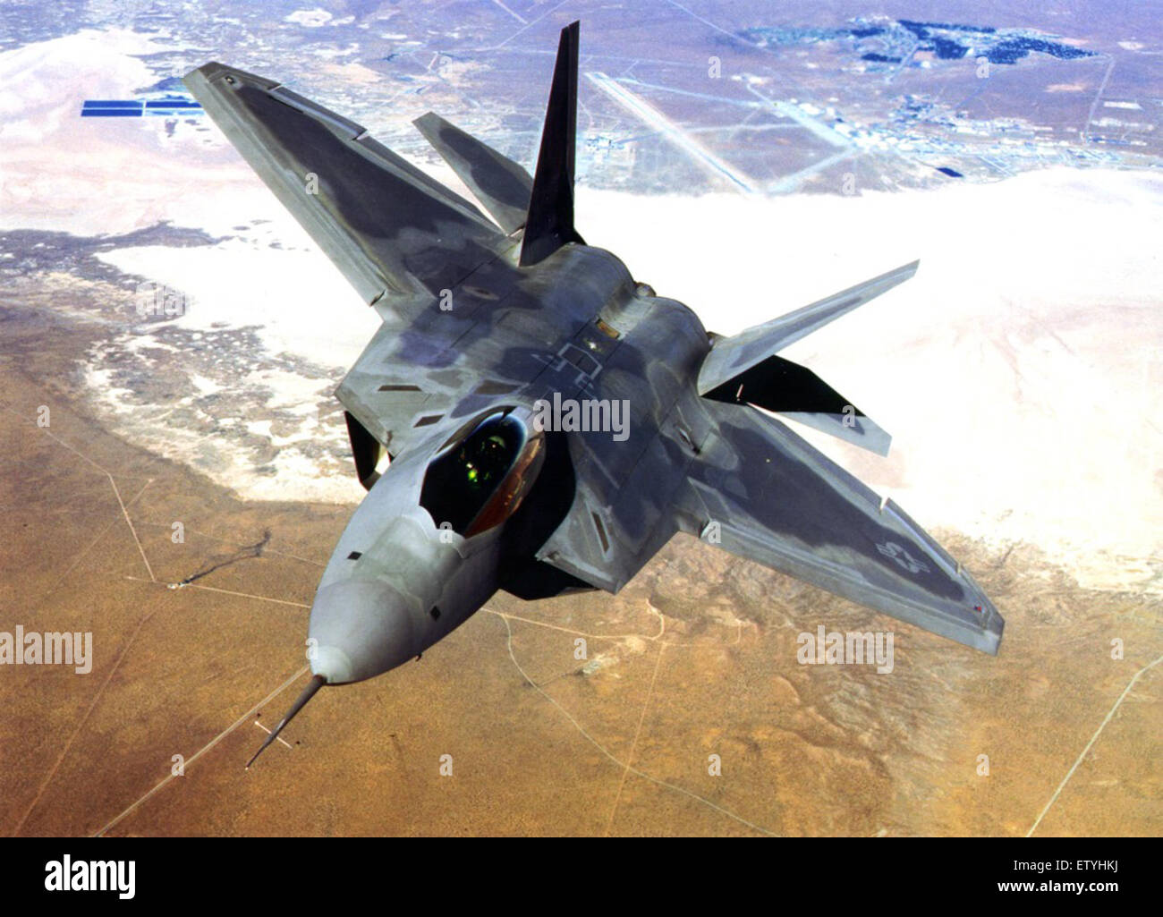 The F-22A Raptor, an advanced stealth fighter jet, is known for its ...