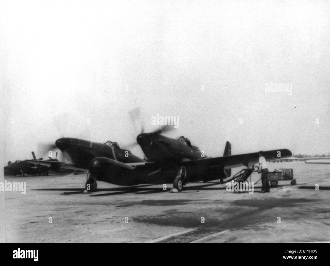 The F-82H is a model of the twin-engine fighter aircraft, developed by ...