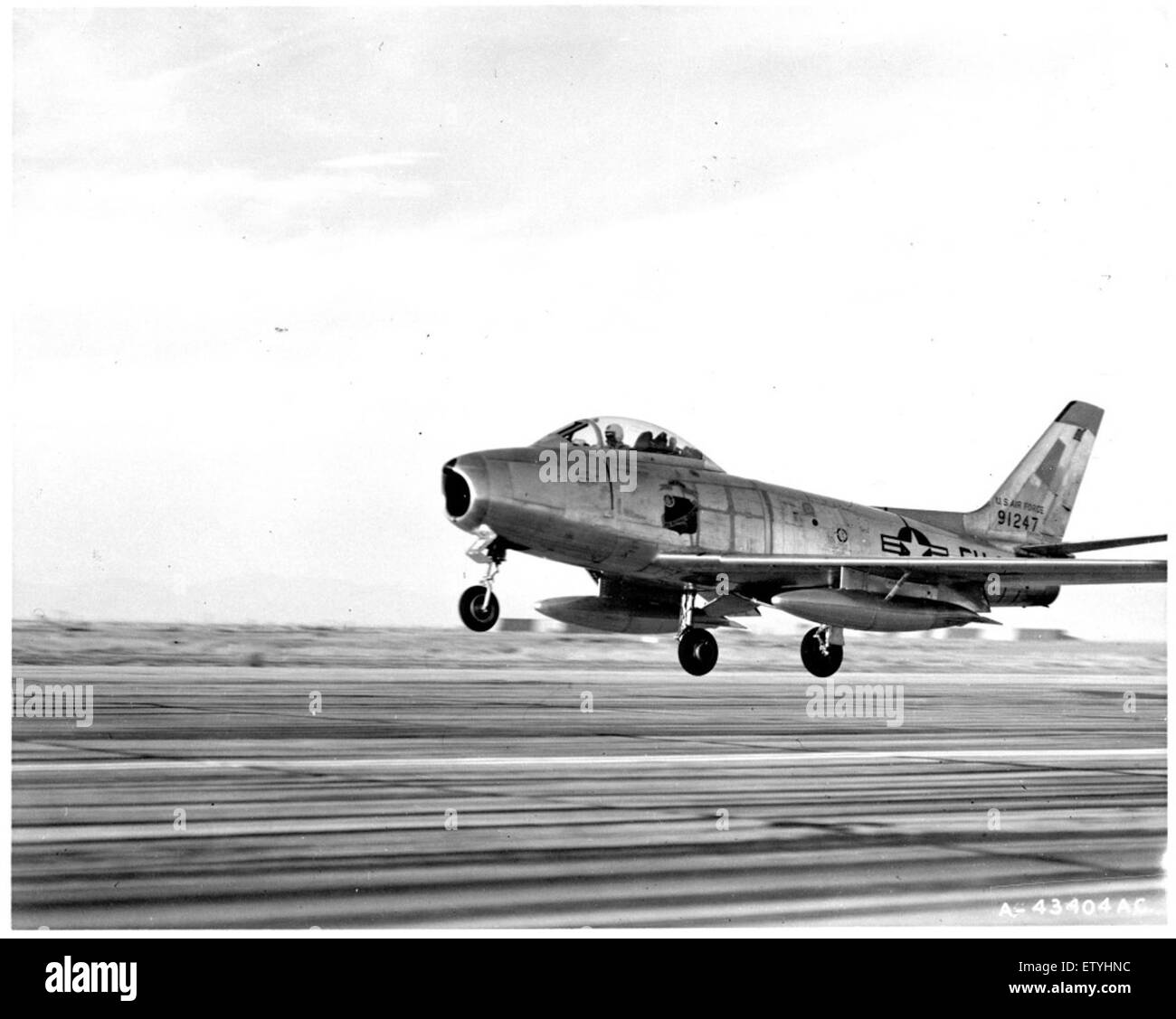 F-86A Air Force photo Stock Photo - Alamy