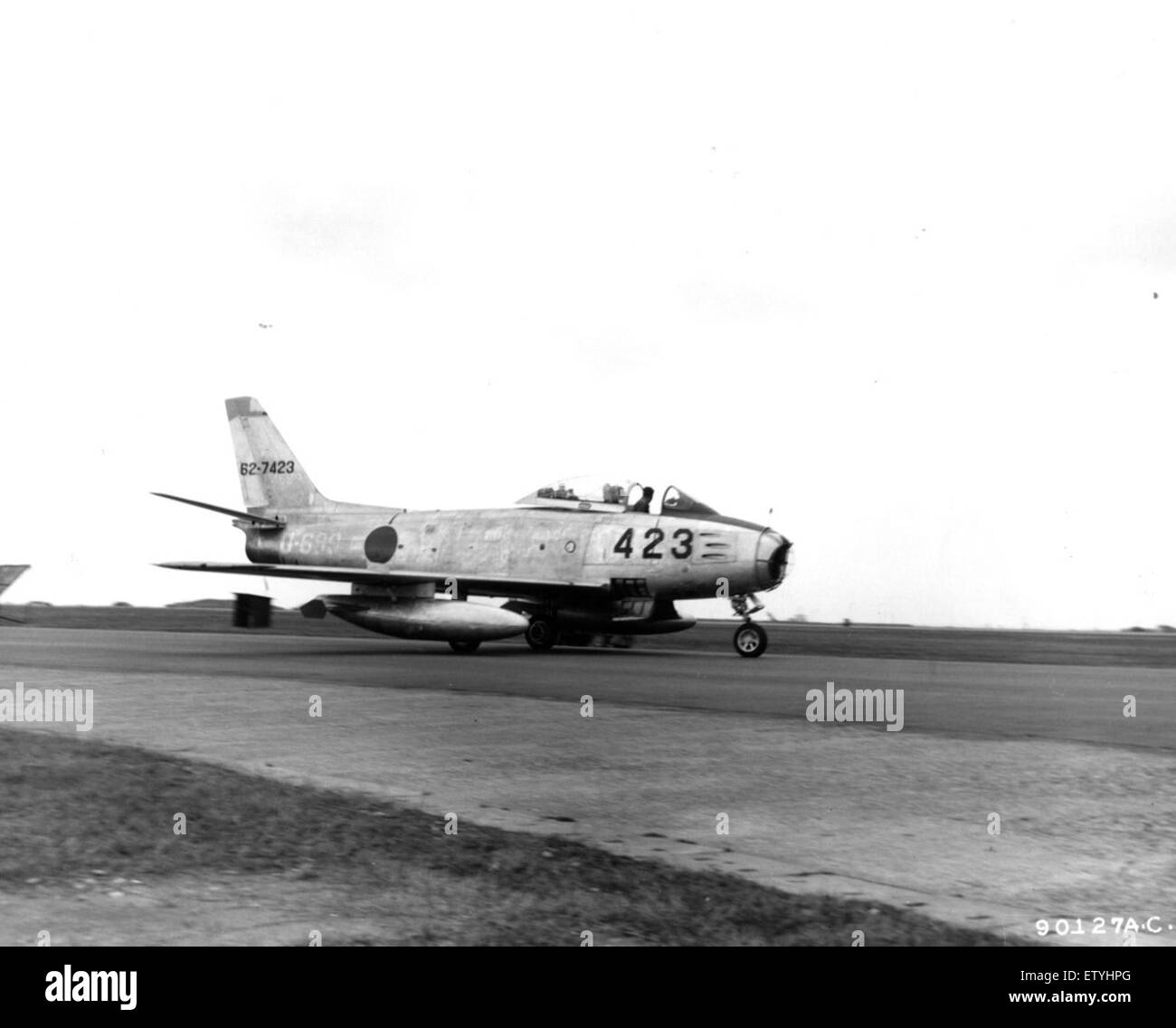 This image features the F-86F-30, a variant of the famous F-86 Sabre ...