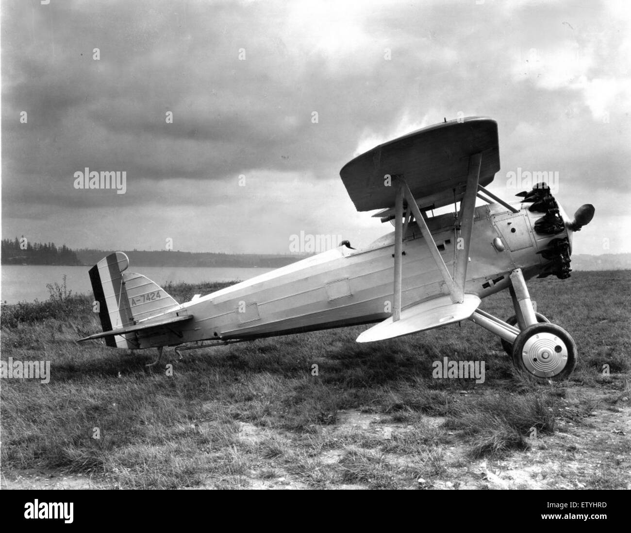 Photograph of the Boeing F2B-1, the first production variant of Boeing ...