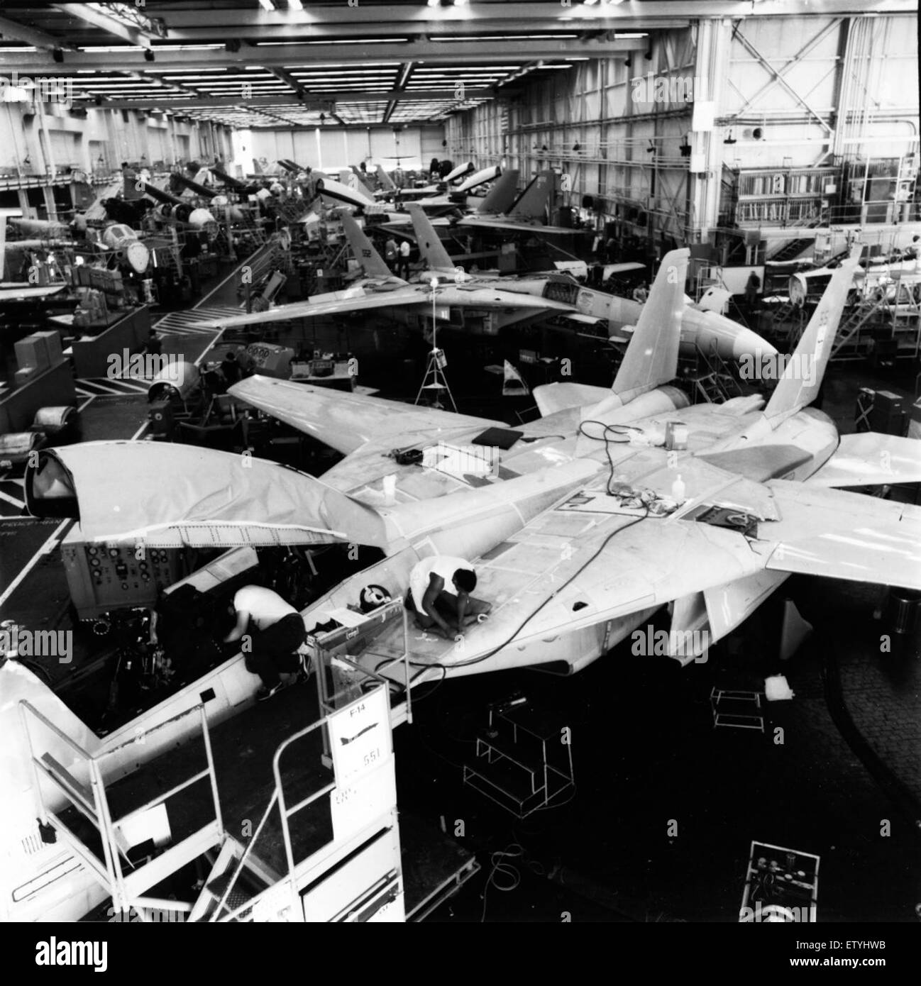 The Grumman F-14A fighter jet, manufactured in 1986, was a key part of ...