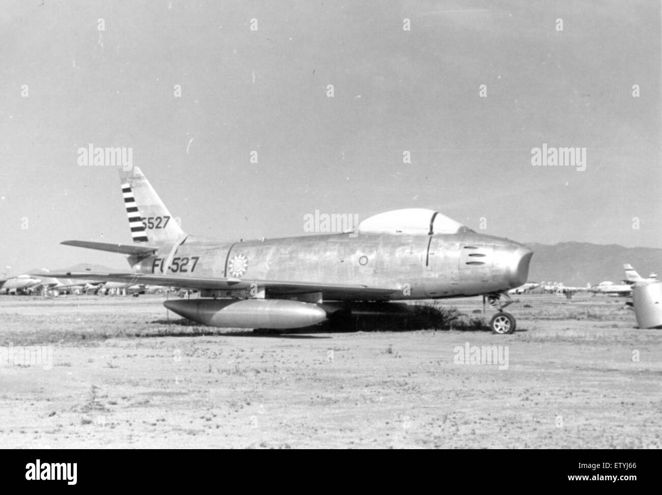 The F-86F-25 is the final variant of the F-86 Sabre, a jet fighter used ...