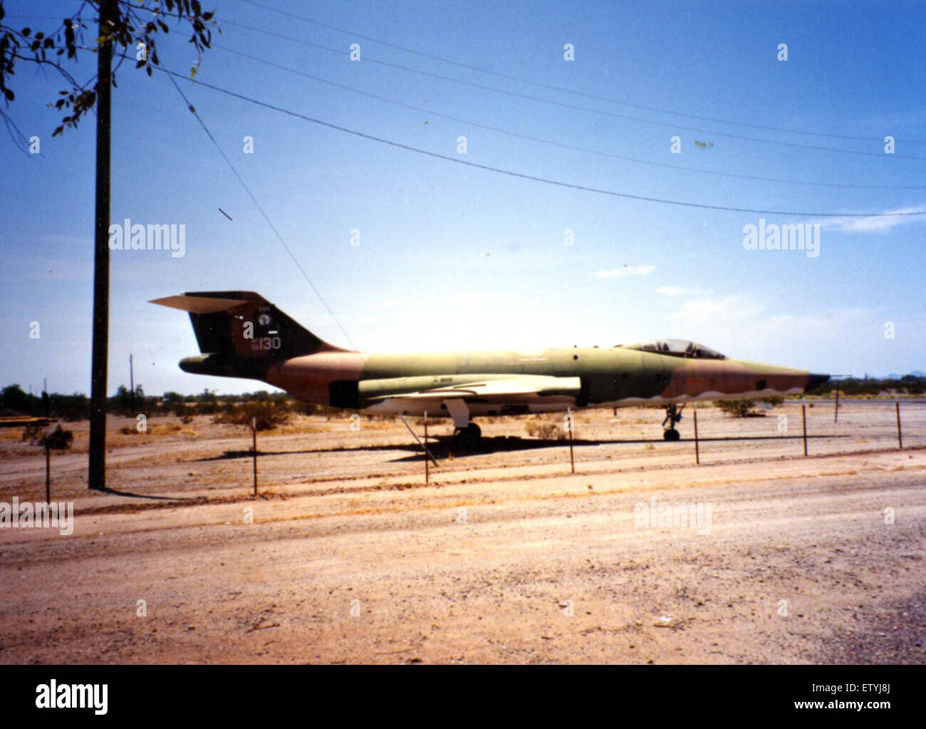A photograph of the McDonnell F-101, a supersonic fighter aircraft used ...