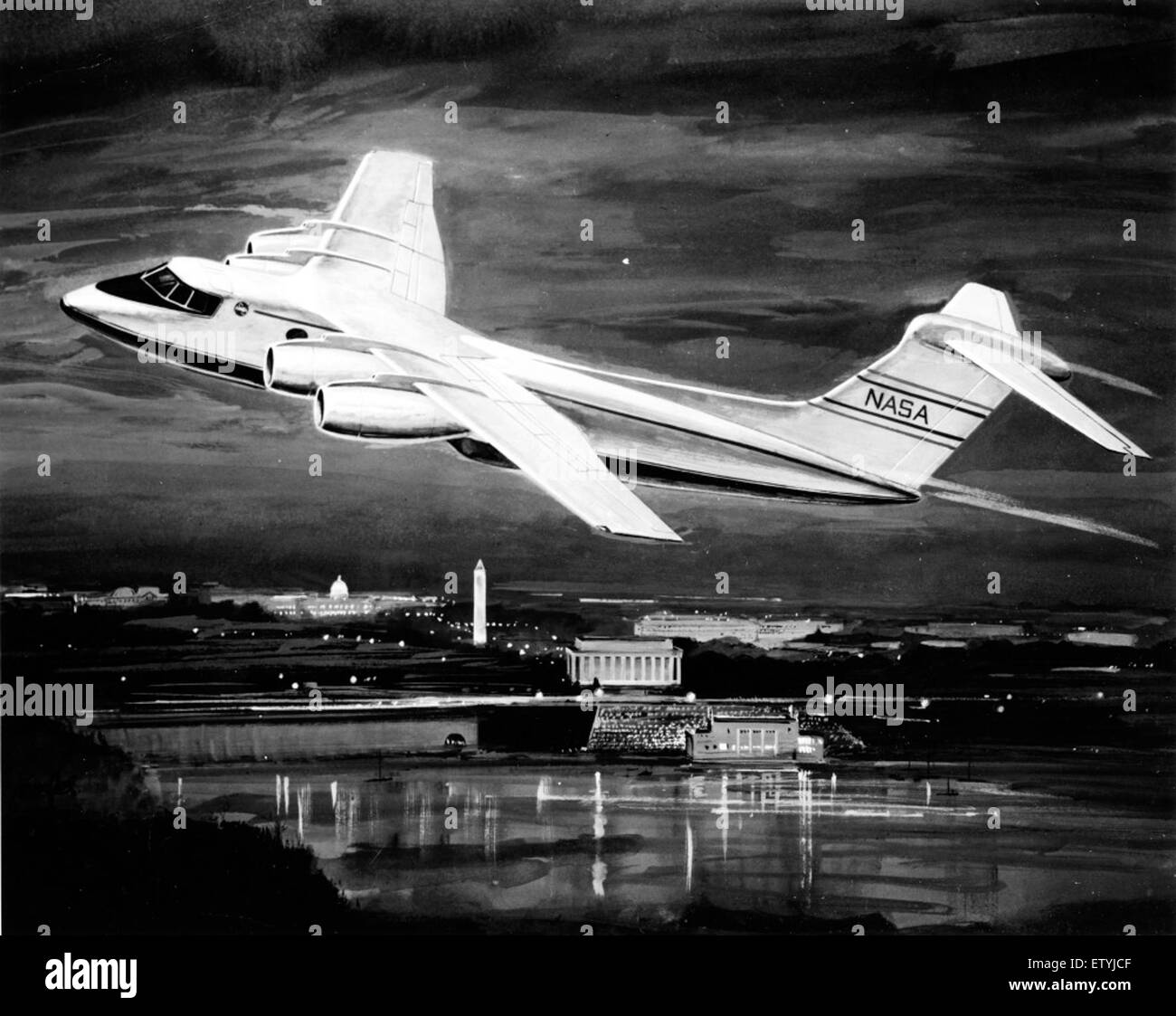 This NASA concept design, shared by Grumman via RJF, depicts a ...