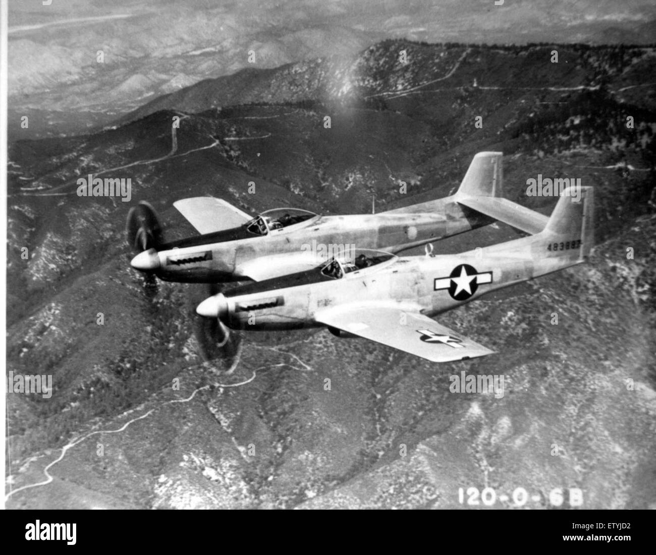 The North American XP-82 is a twin-engine fighter aircraft designed ...