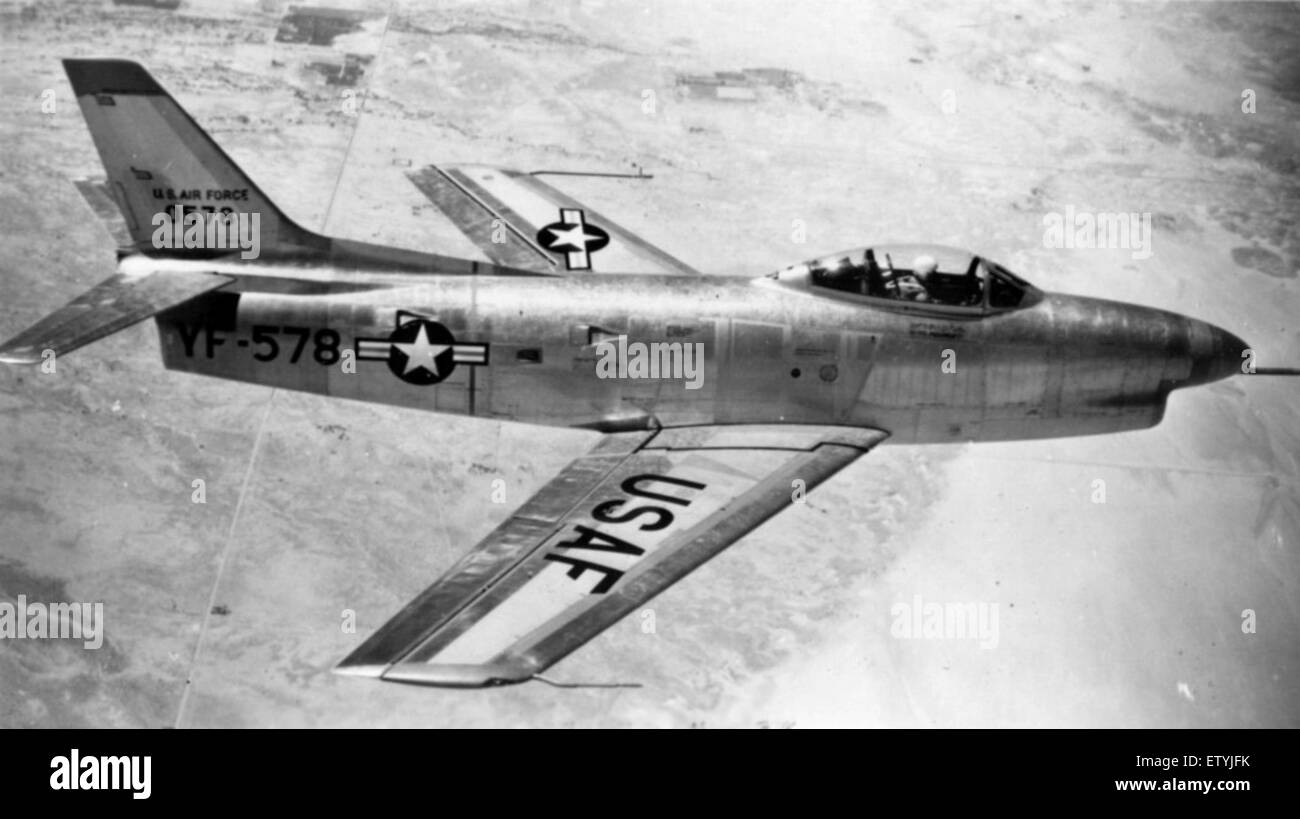 The Second YF-86D (YF-95) was an experimental American fighter aircraft ...