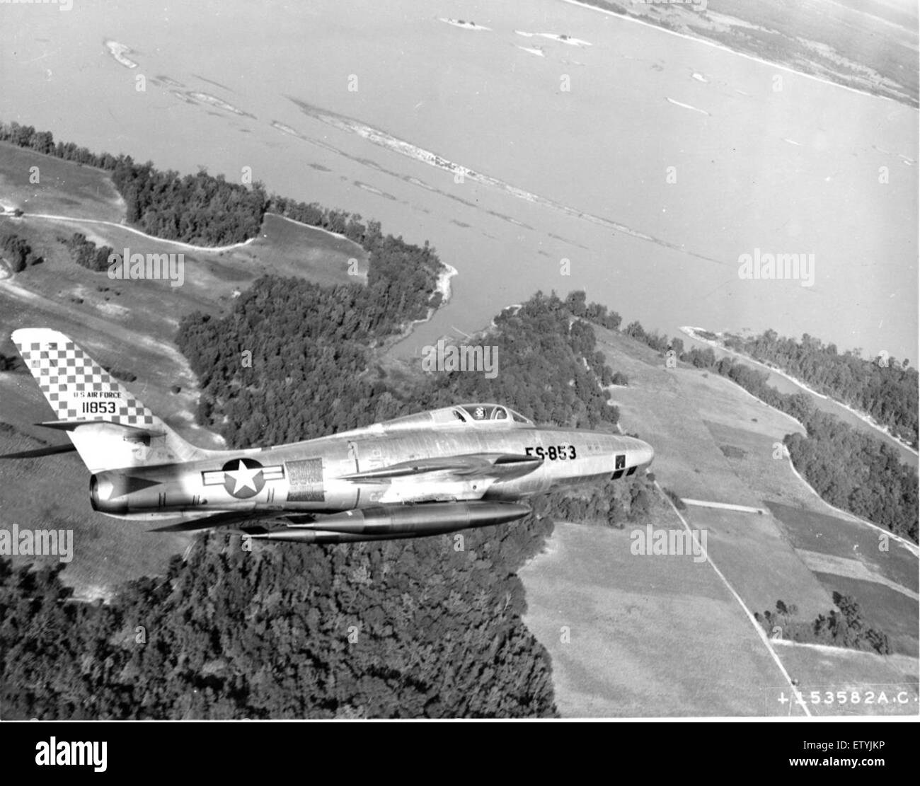 The 25th RF-84F US Air Force photo Stock Photo - Alamy