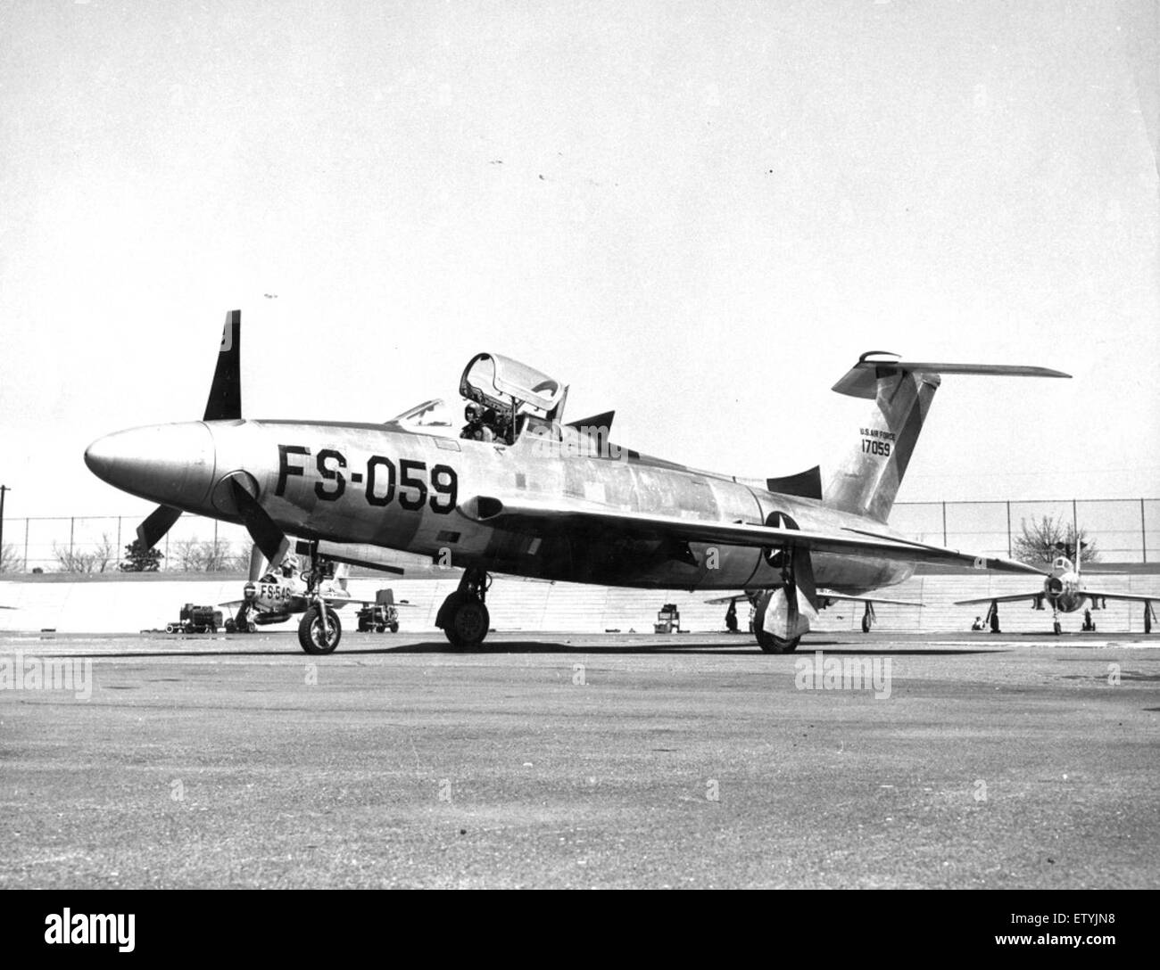 The XF-84H was a prototype aircraft developed by the U.S. Air Force in ...