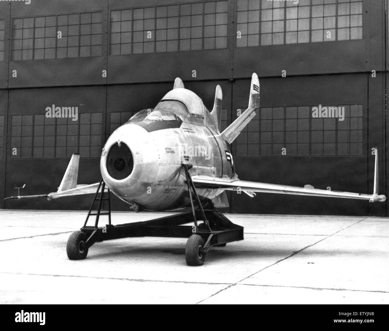 The XF-8548 was a prototype aircraft, showcasing the advanced design ...