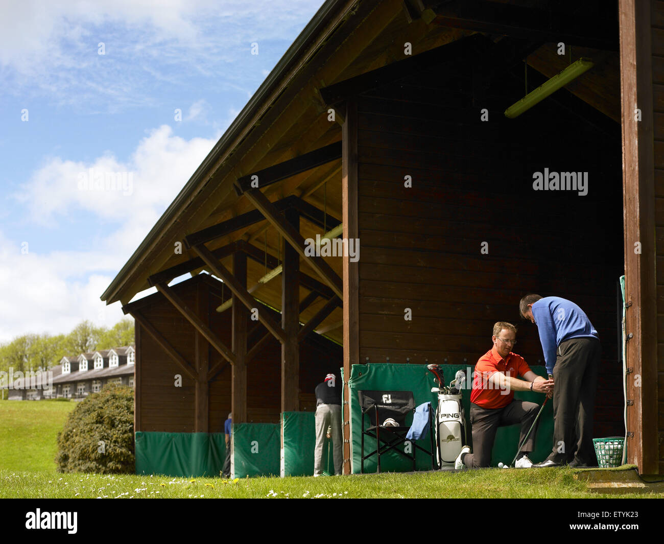 The golf driving range at Mount Juliet Country Estate in County ...