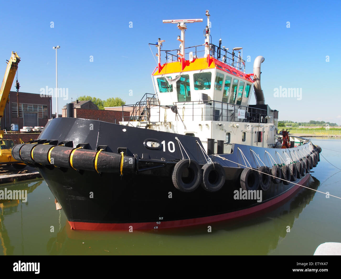 This image depicts a Voith Schneider propeller system on a vessel in ...