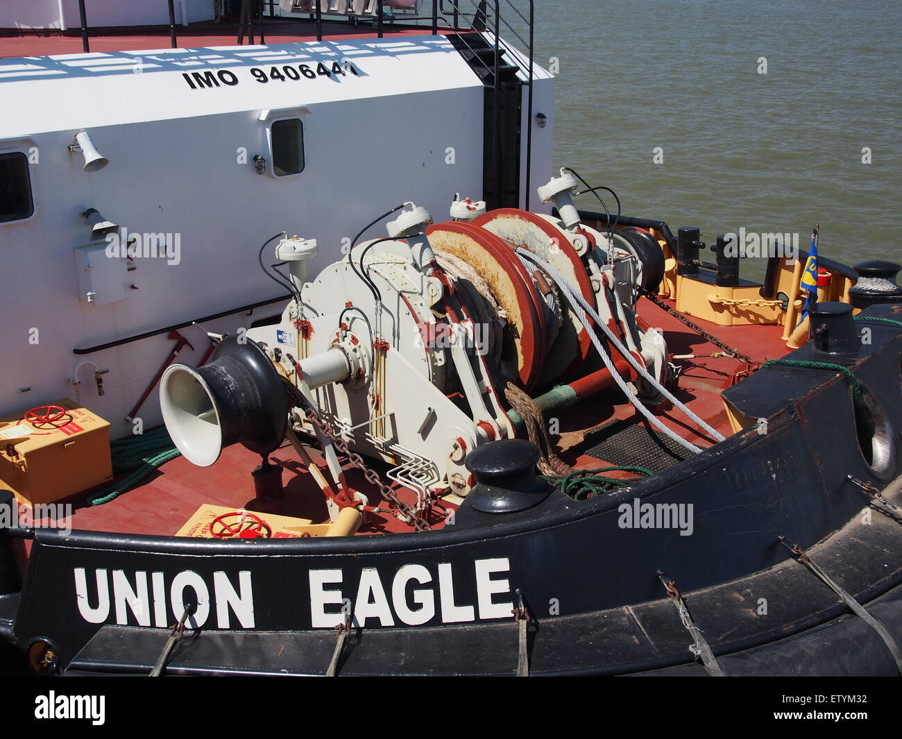 The Union Eagle, a tanker vessel, is seen navigating through the ...